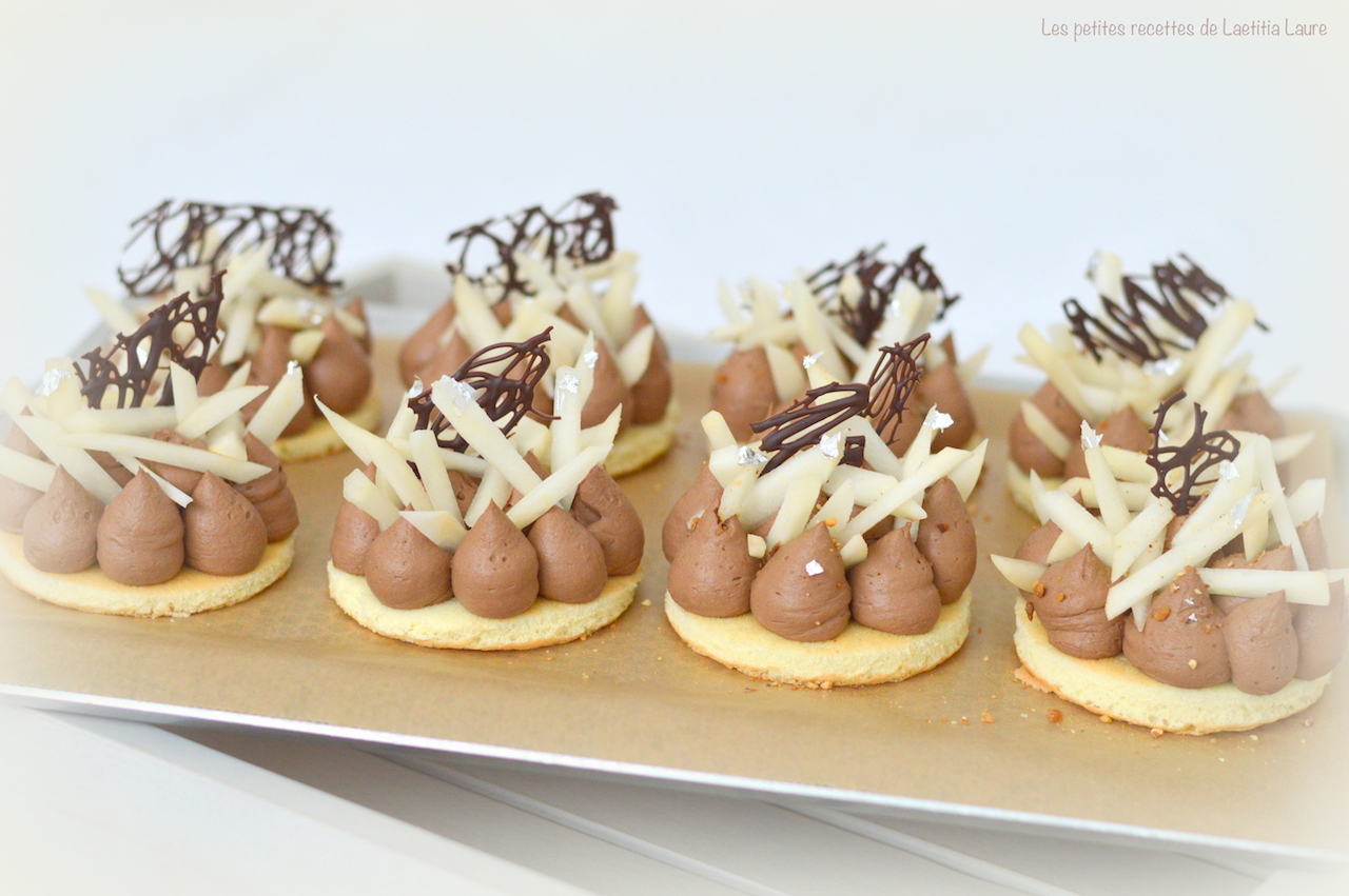 Mini entremets poire chocolat - Laet's bake it