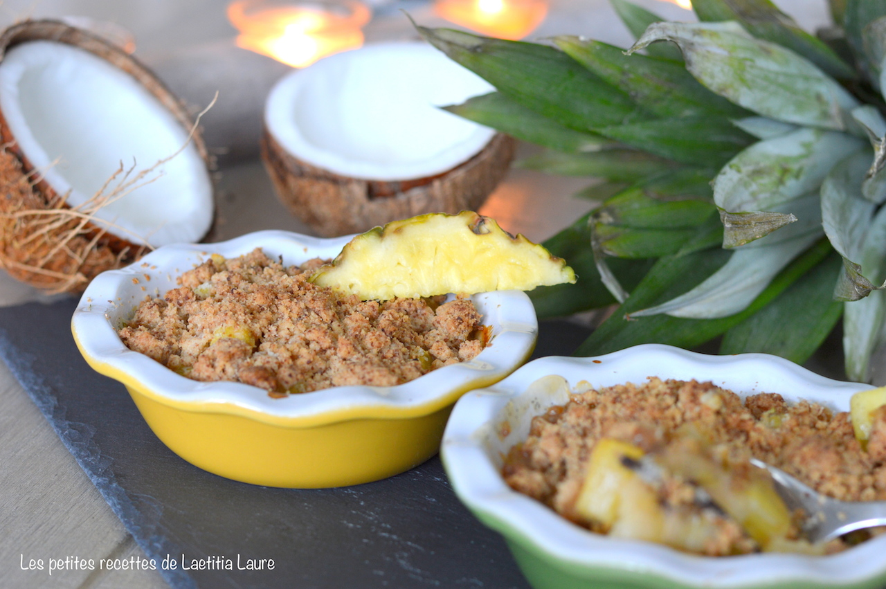 Coconut crumble - Laet's bake it